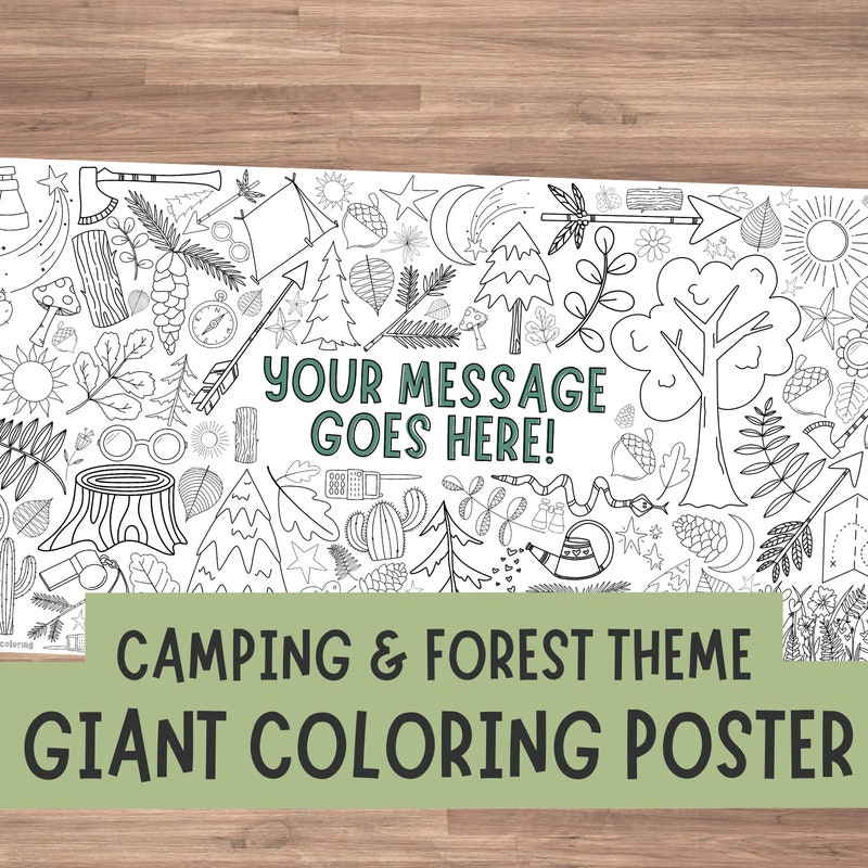 Colouring Poster - Etsy