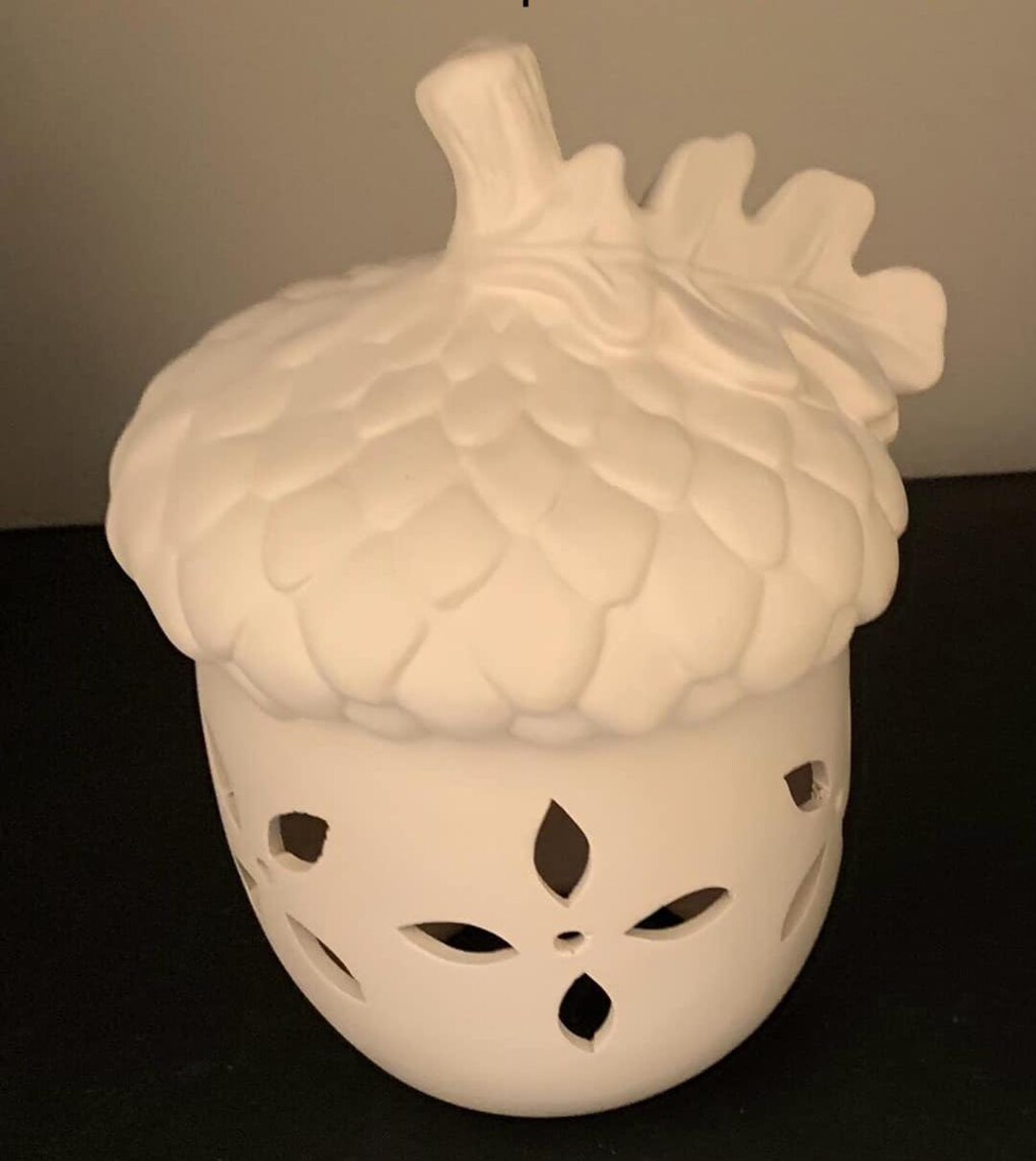 Ready to Paint Ceramic Acorn Tea Light - Etsy