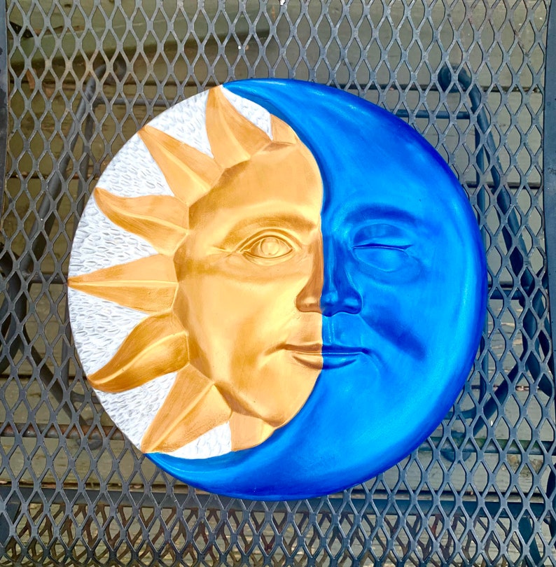 Sun/moon Plaque/ceramic/unpainted/astrological - Etsy