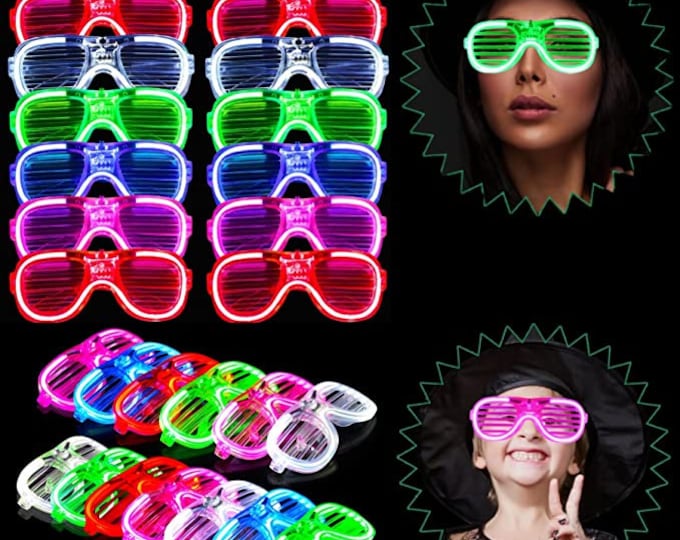 Programmable LED Glasses - Etsy