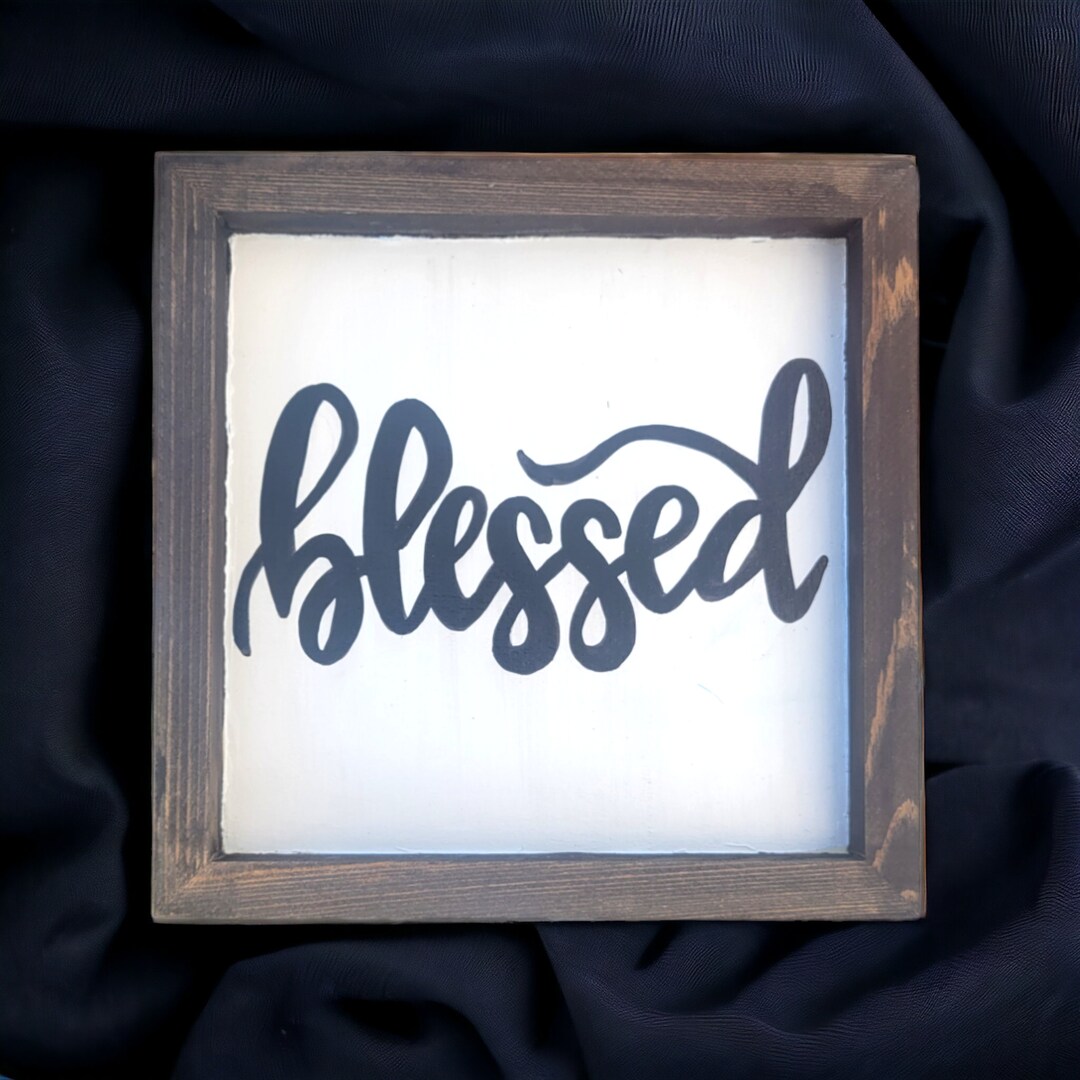 Blessed Wall Sign - Etsy