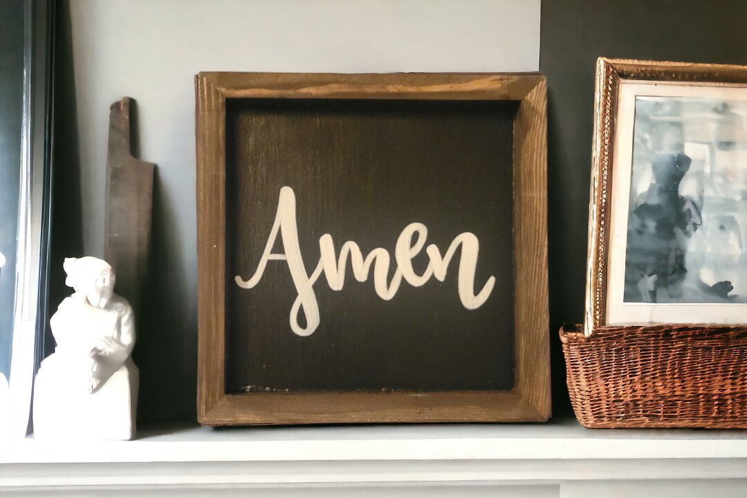Amen Wall Sign - Etsy