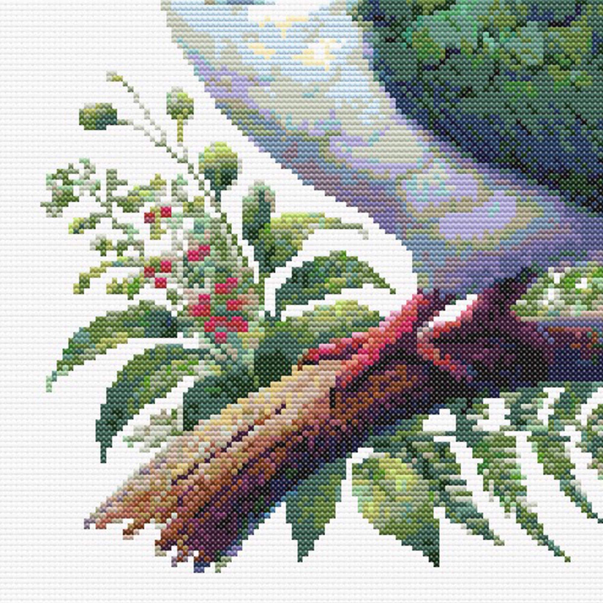 New Zealand Native Kererū Cross Stitch Pattern, NZ Wood Pigeon ...