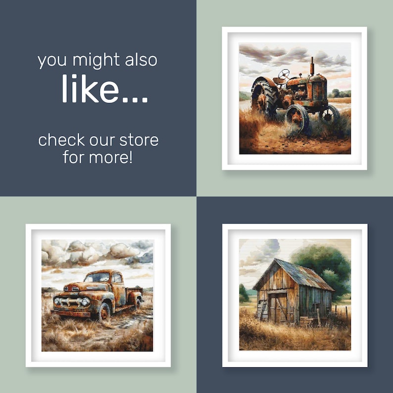 Urban Geometry Cross Stitch Pattern - Modern Village Architecture ...