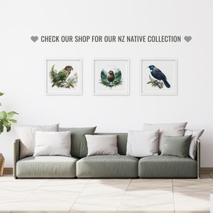 Tui Cross Stitch Pattern. New Zealand Bird Cross-stitch Pattern. Native ...