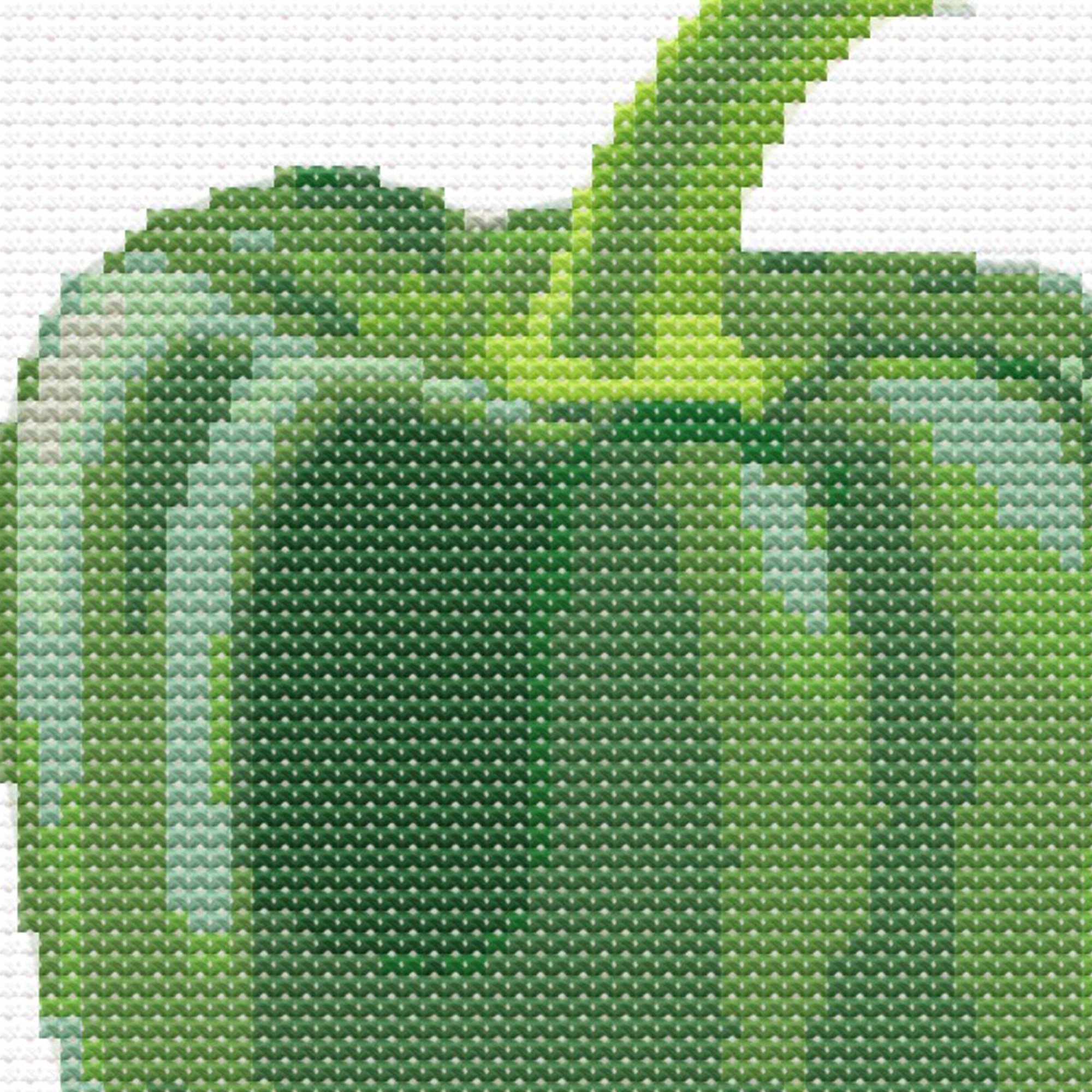 Easy Bell Pepper Cross Stitch Pattern, Vegetable Cross Stitch Pattern ...