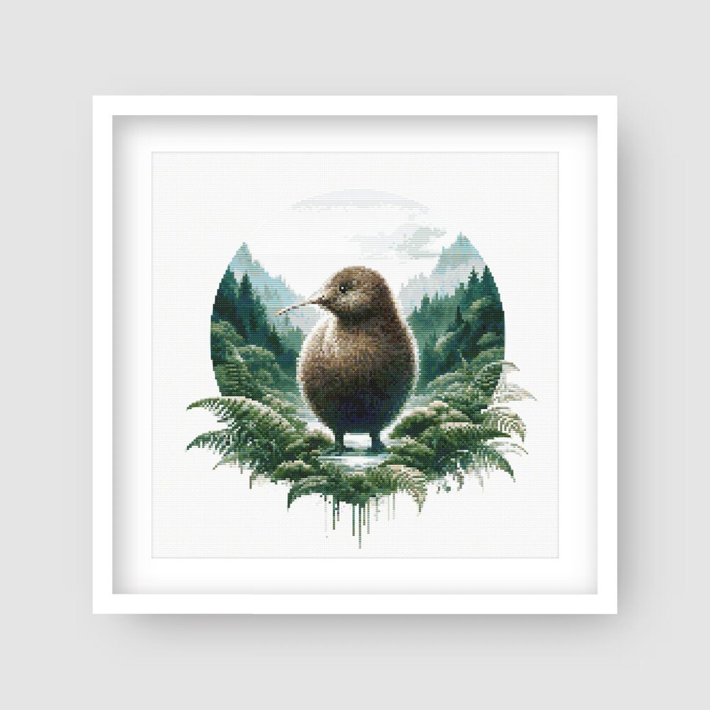 New Zealand Natives Trio Cross Stitch Pattern Collection. Includes the ...
