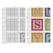 Alphabet Block Letters Cross Stitch Pattern, Alphabet Letter Set ...