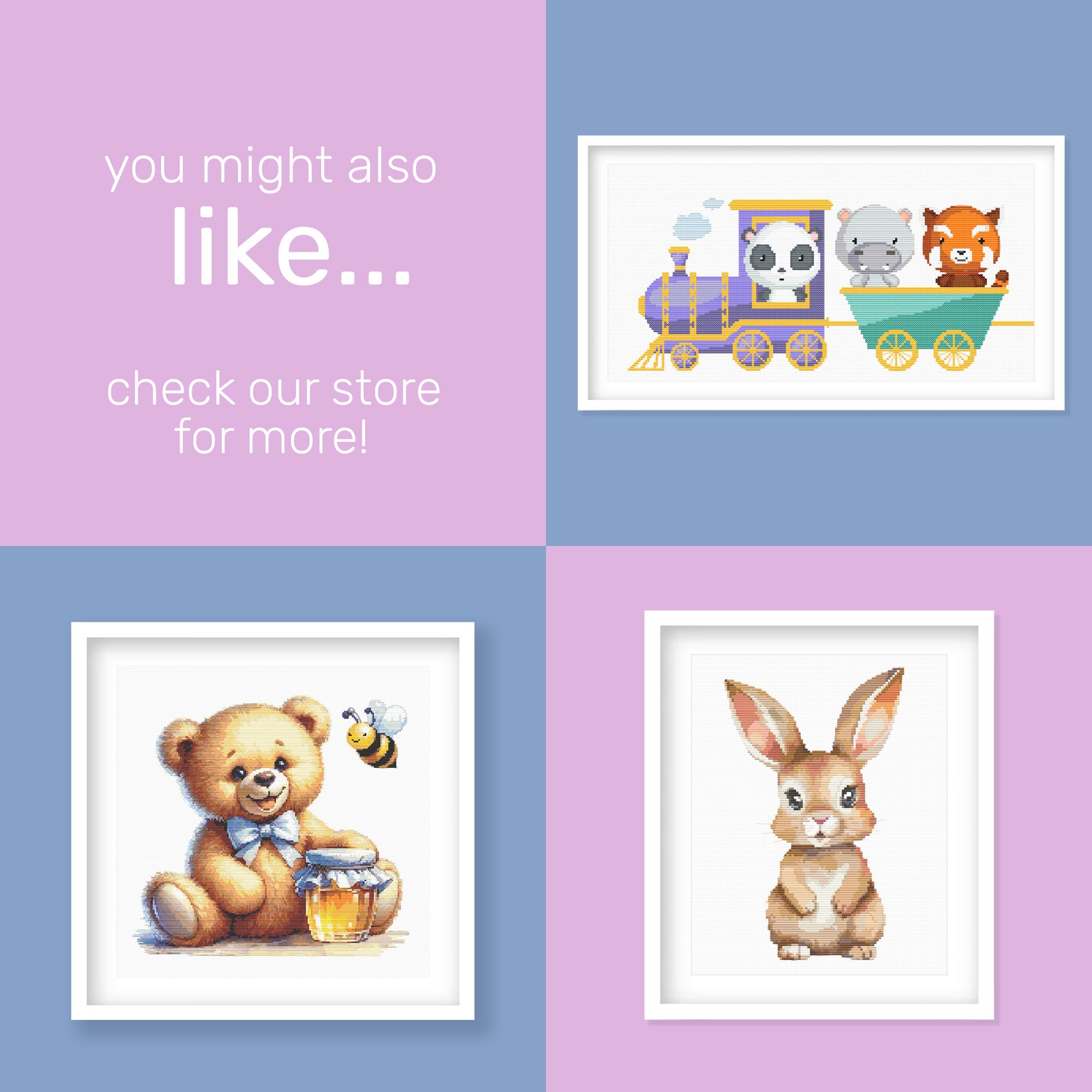 Alphabet Block Letters Cross Stitch Pattern, Alphabet Letter Set ...