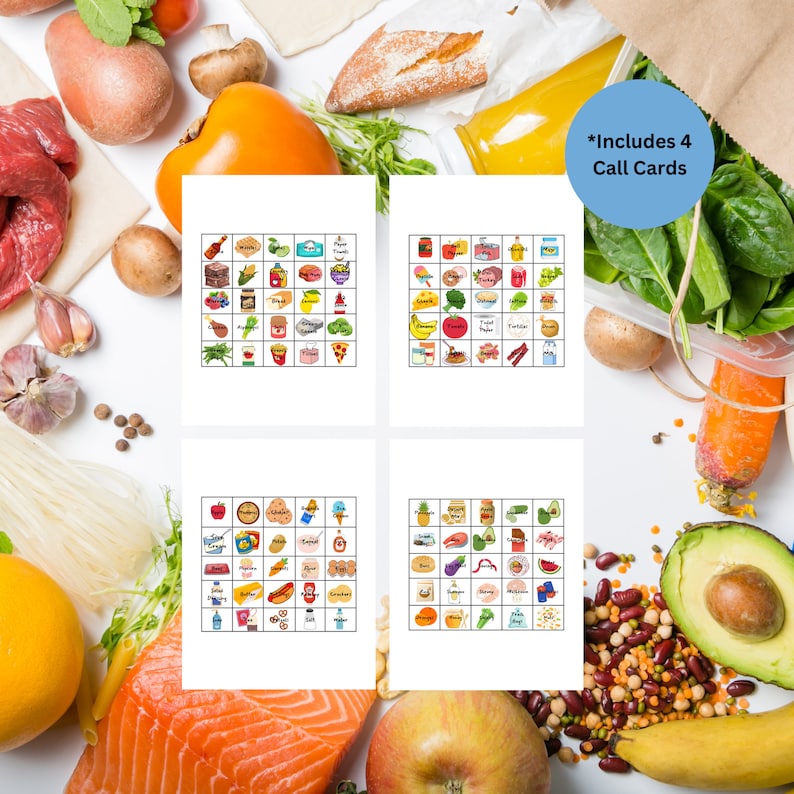 Grocery Store Bingo Busy Activity for Kids Toddler Car Activity Sight ...