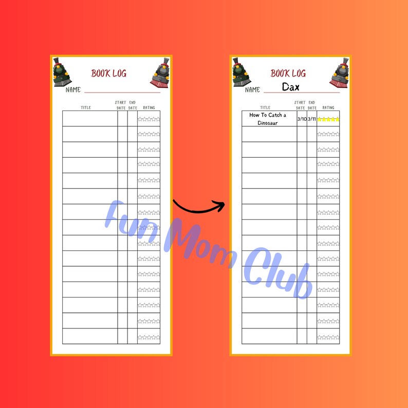 Printable Boys Library Bookmark Bundle Kids Reading Tracker Reading ...