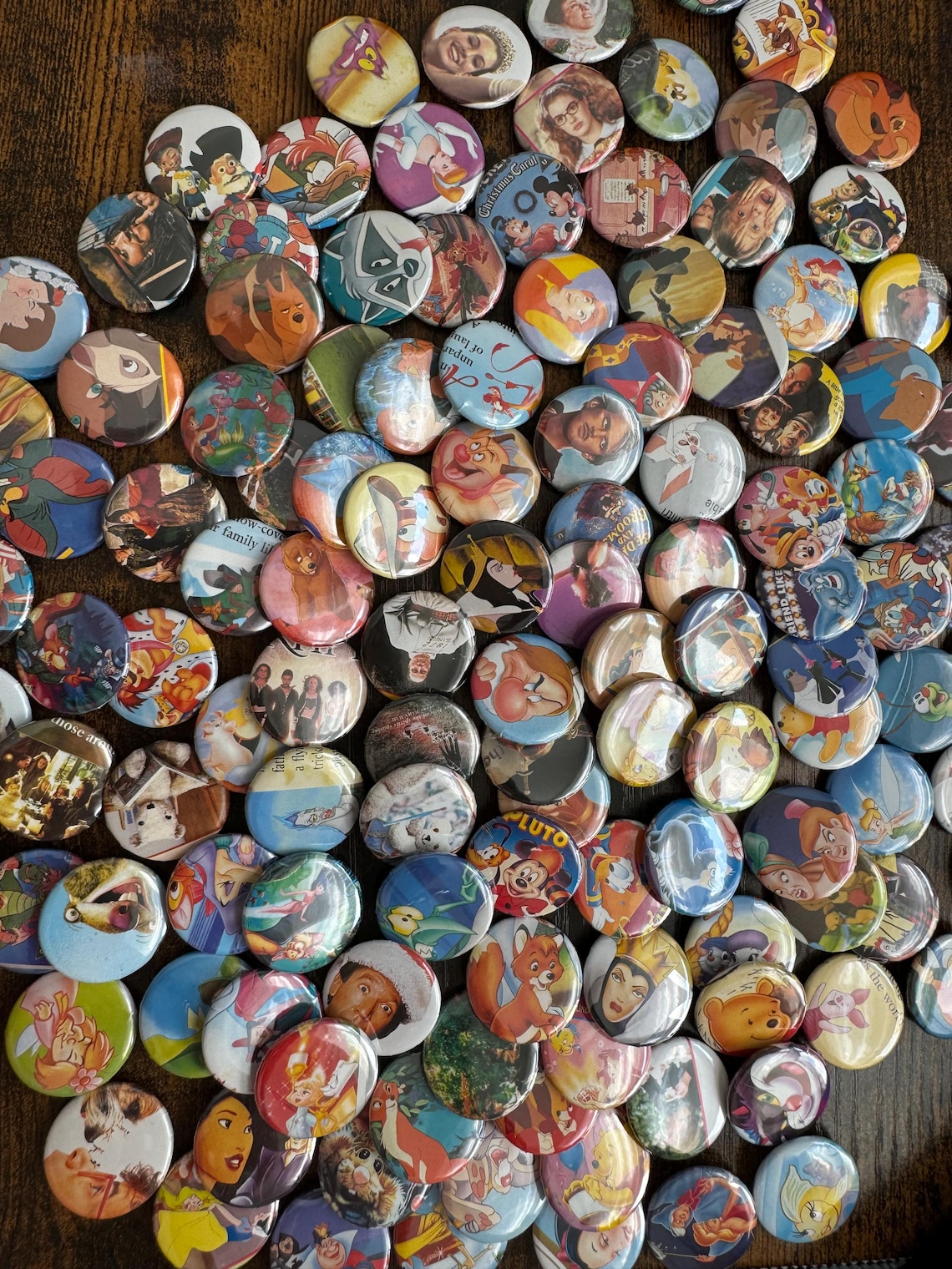 Recycled VHS Cover Pin Badges Handmade - Etsy