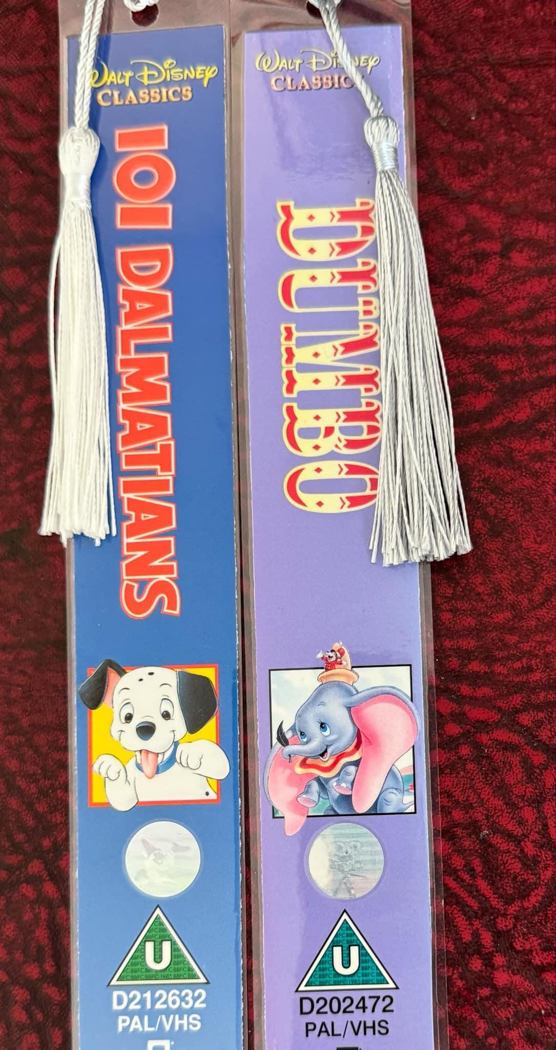 VHS Recycled Bookmarks Animation C-F - Etsy