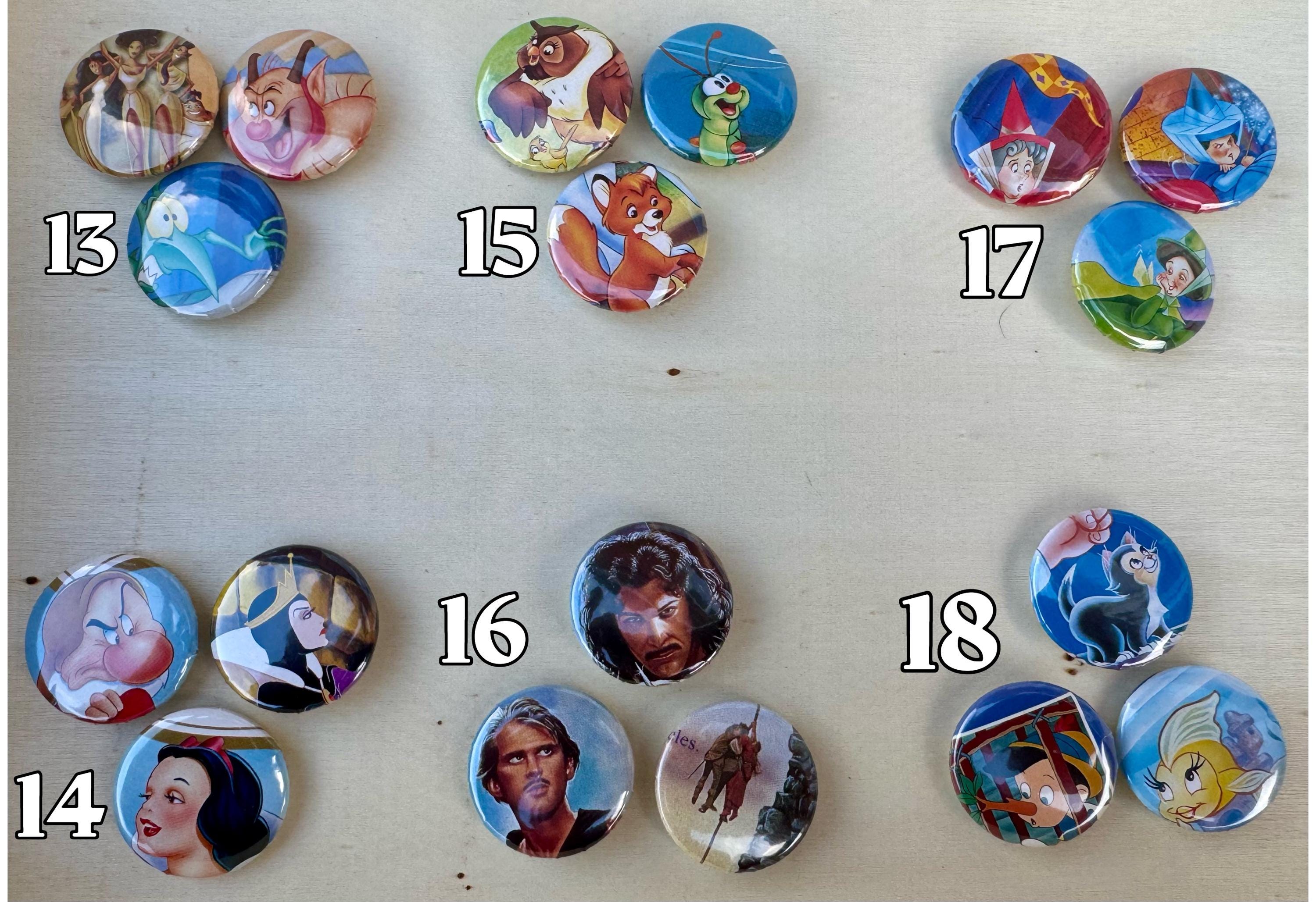 Recycled VHS Cover Pin Badges Handmade - Etsy