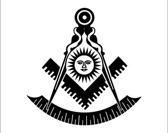 Master Mason Square and Compass SVG - Etsy