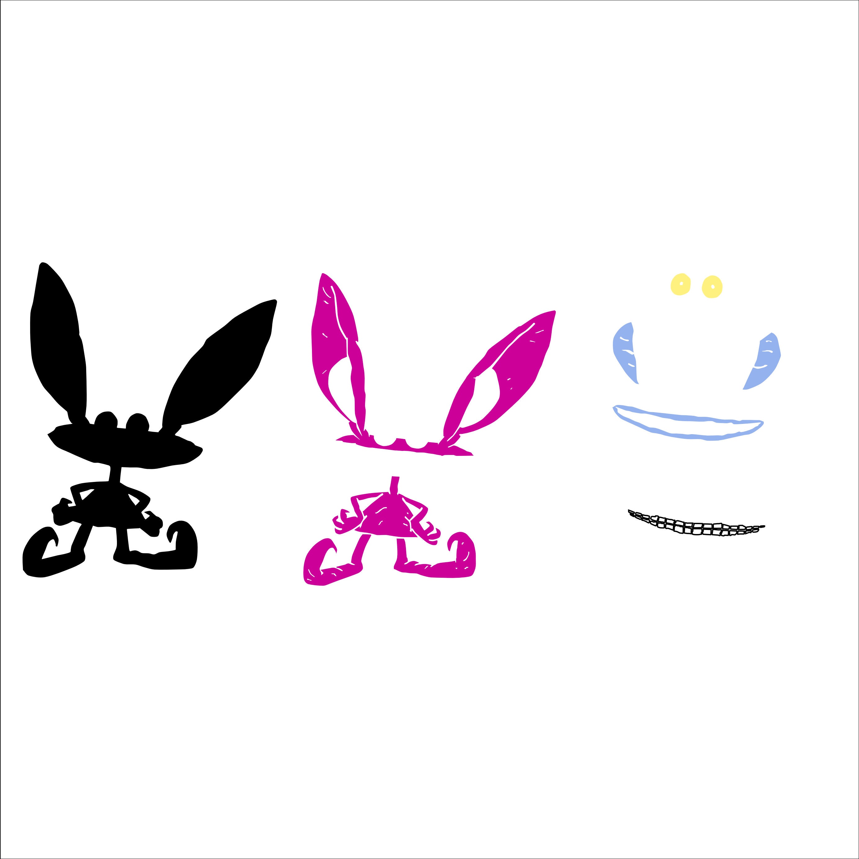 Aaahh Real Monsters: Ickis SVG - Etsy