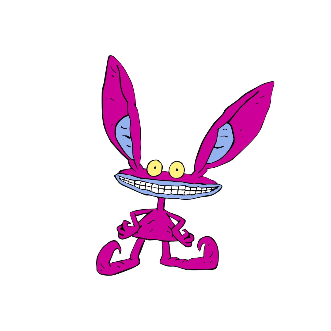 Aaahh Real Monsters: Ickis SVG - Etsy