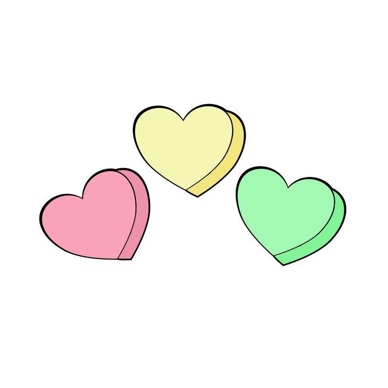 Sweet Heart Candy SVG - Etsy