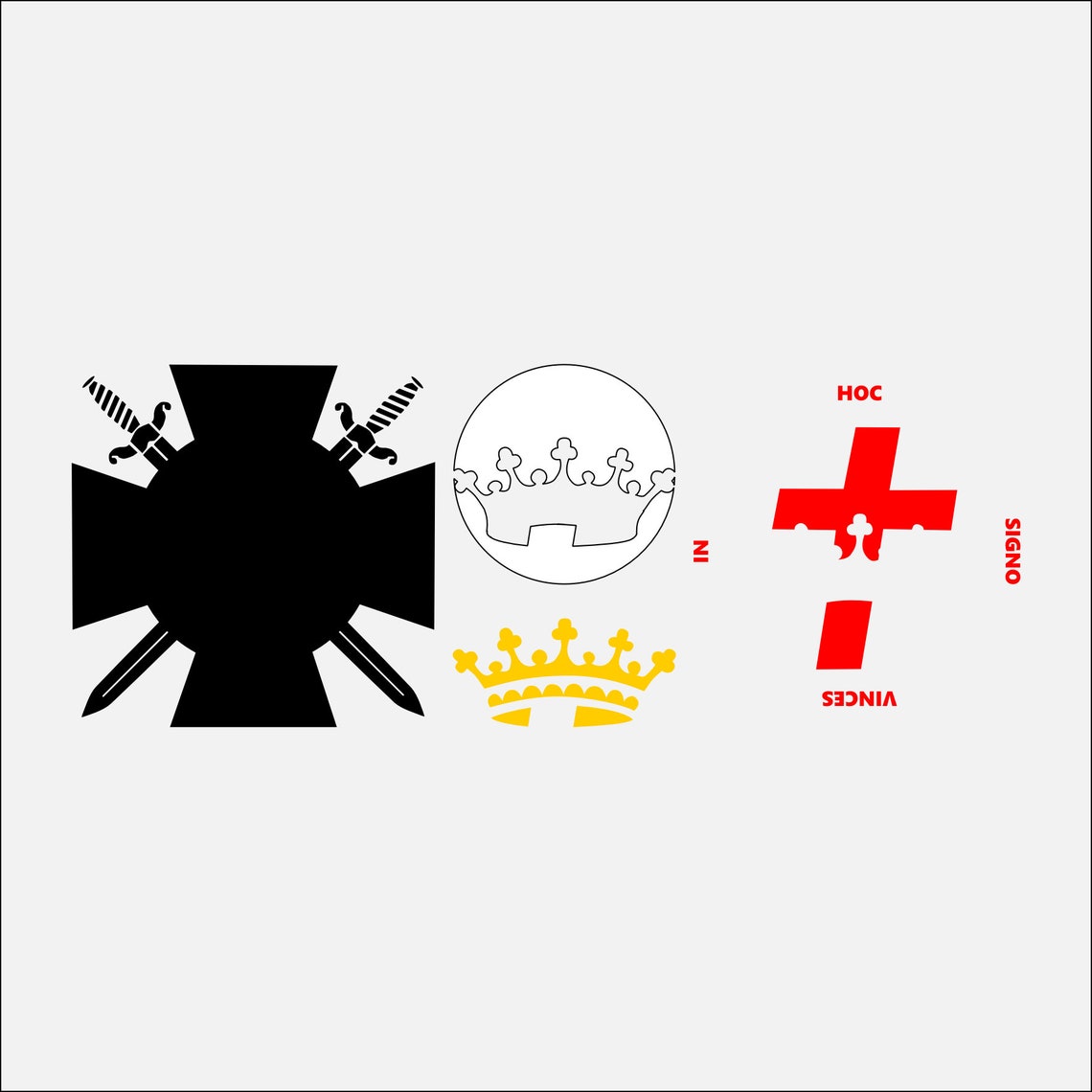 Knights Templar Emblem - Etsy