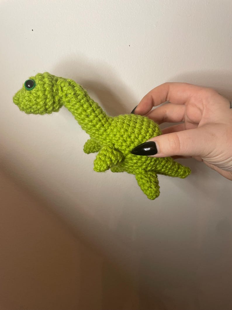 Crochet Lil' Nessie Choose From 7 Colors / Loch Ness Monster Funny Cute ...