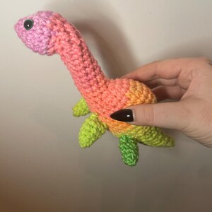 Crochet Lil' Nessie - Choose From 7 Colors / Loch Ness Monster Funny ...