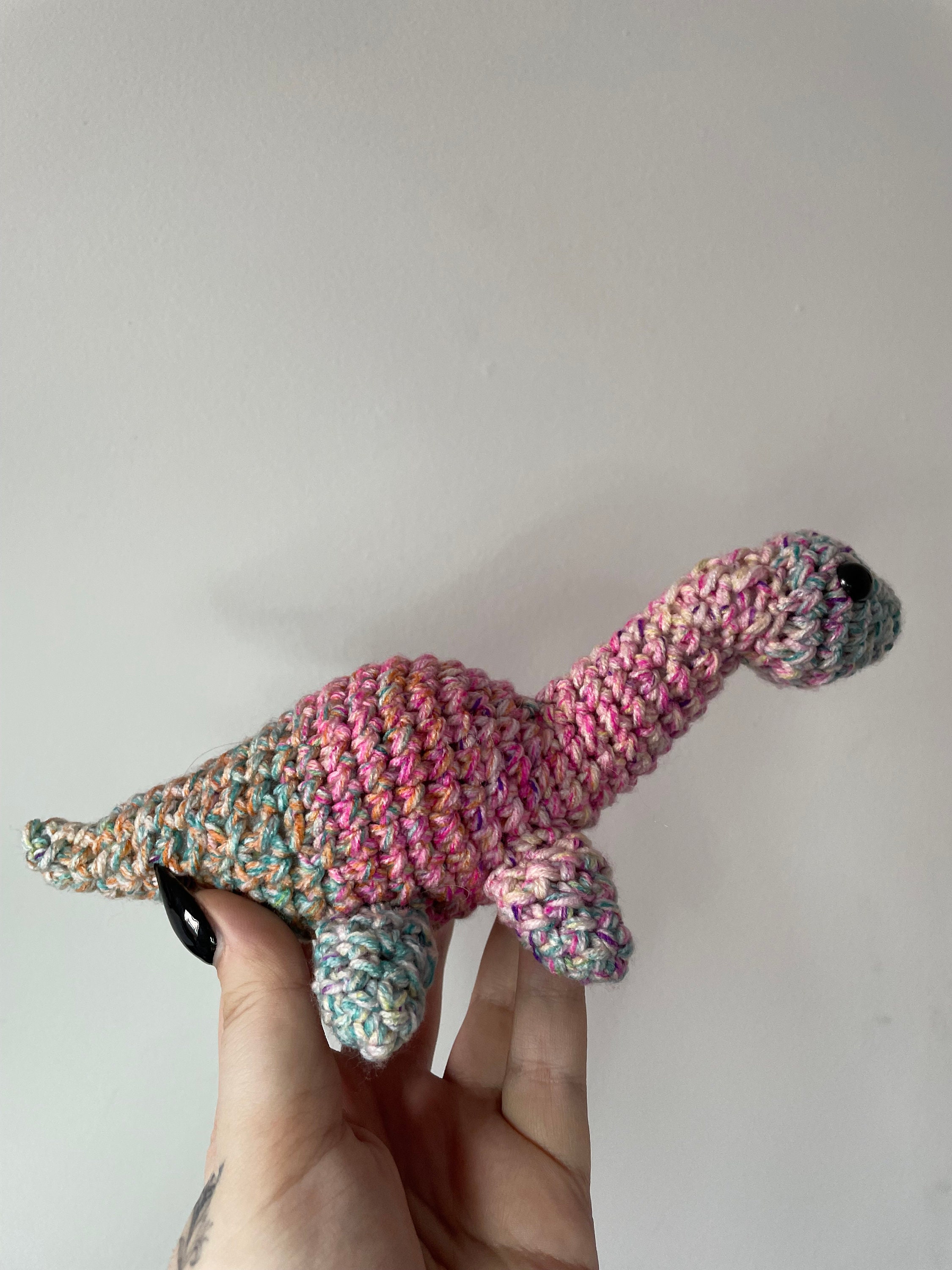 Crochet Lil' Nessie Choose From 5 Colors / Loch Ness Monster Funny Cute ...
