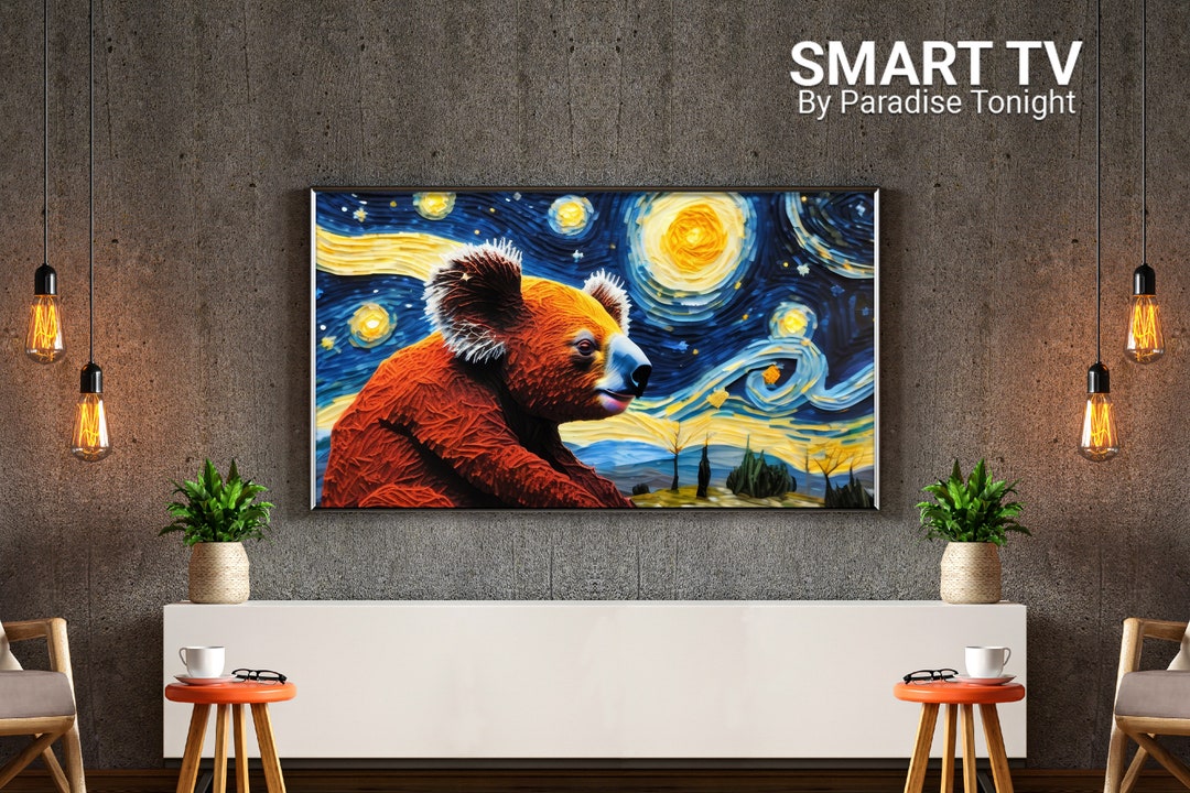 Starry Night Koala Samsung TV Frame Artwork Bundle 5 Images 4K ...