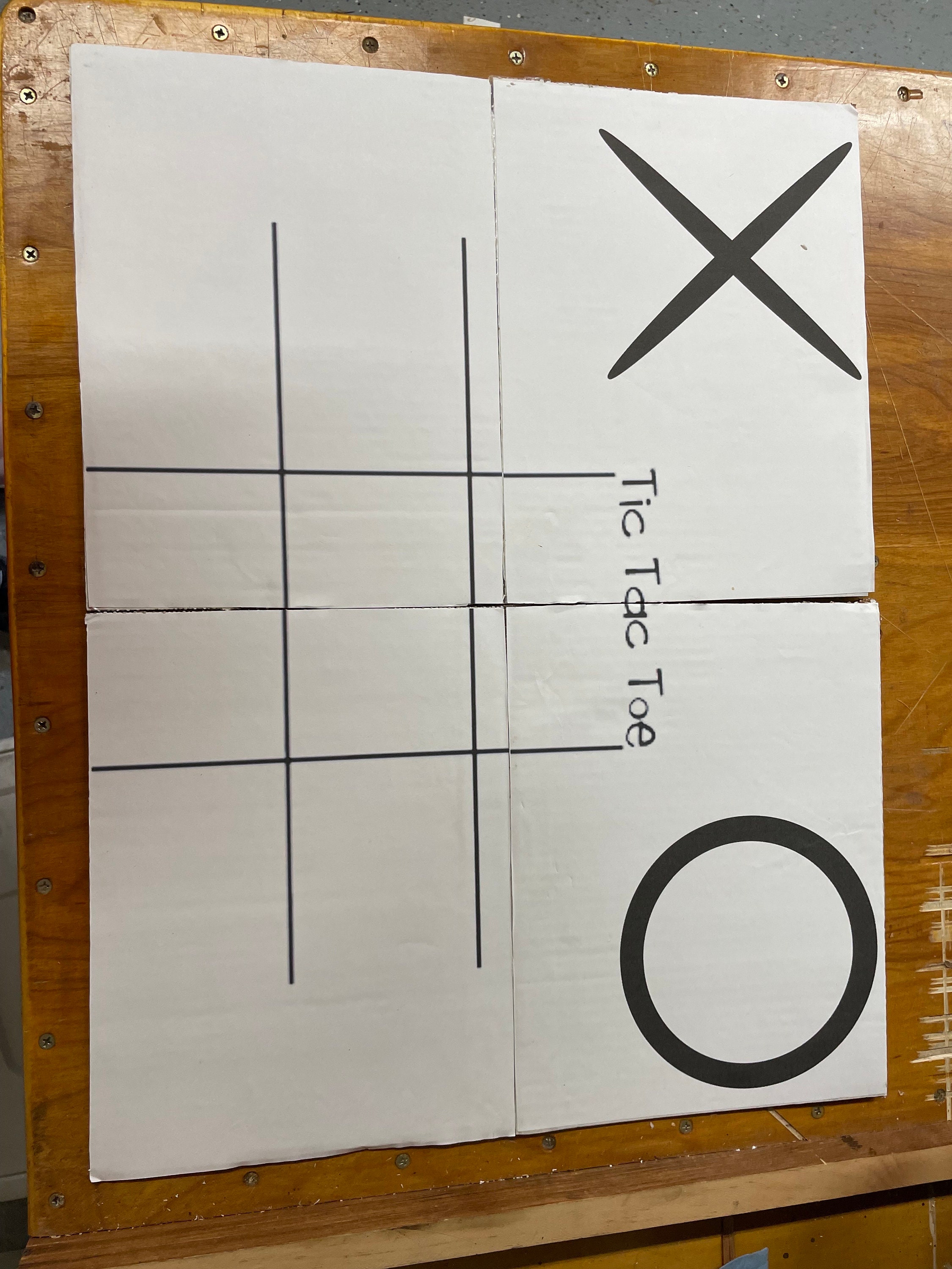 Tic Tac Toe Archery Target - Etsy