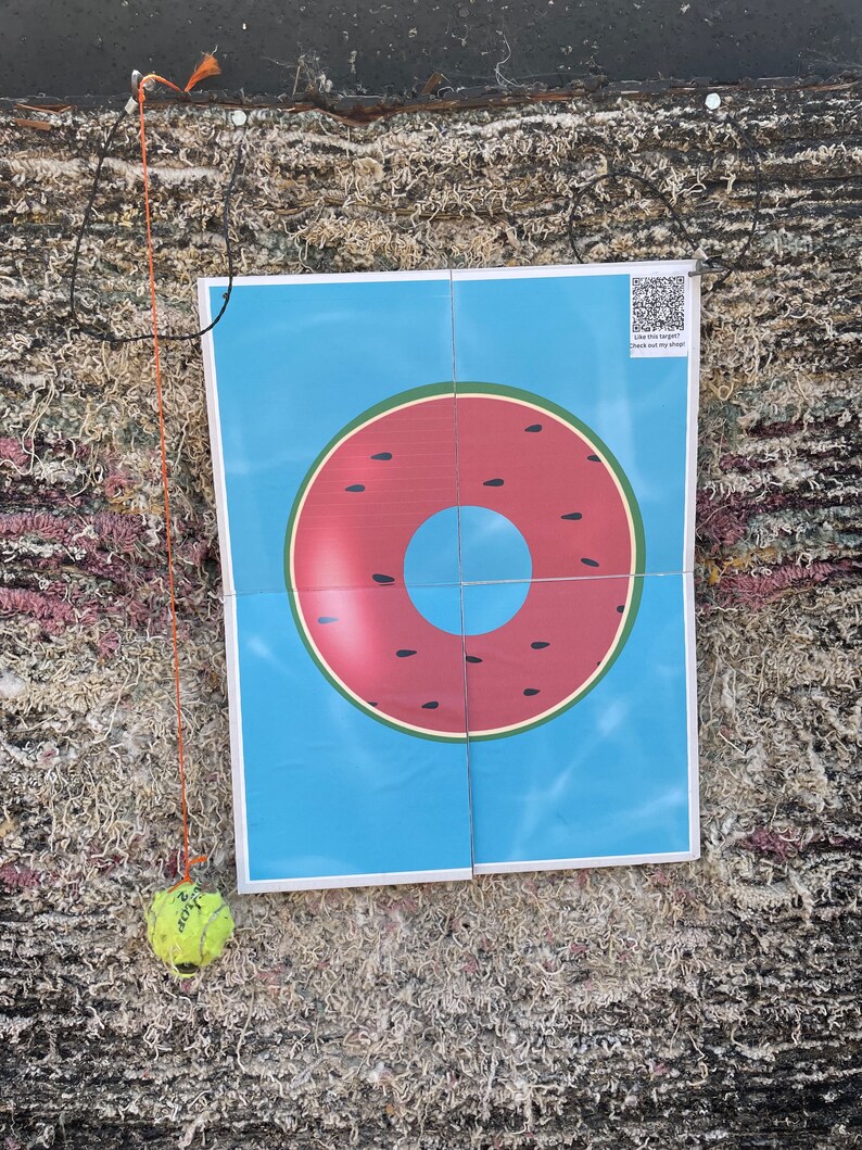 Watermelon Floatie Archery Target - Etsy