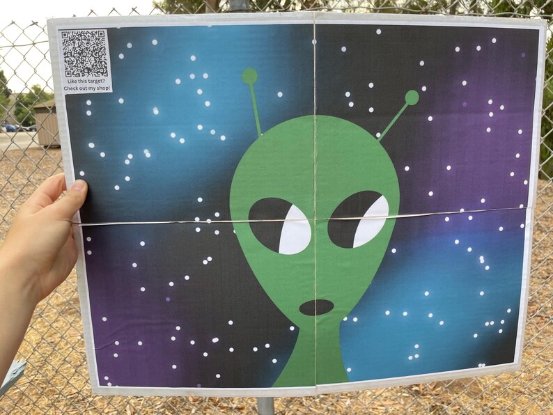 Alien Archery Target - Etsy