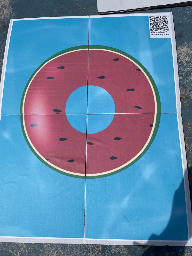 Watermelon Floatie Archery Target - Etsy