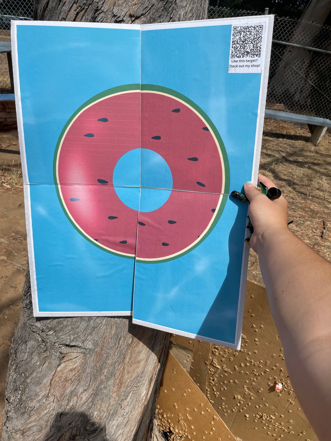 Watermelon Floatie Archery Target - Etsy