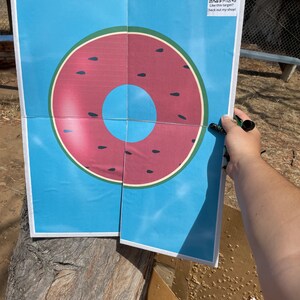 Watermelon Floatie Archery Target - Etsy