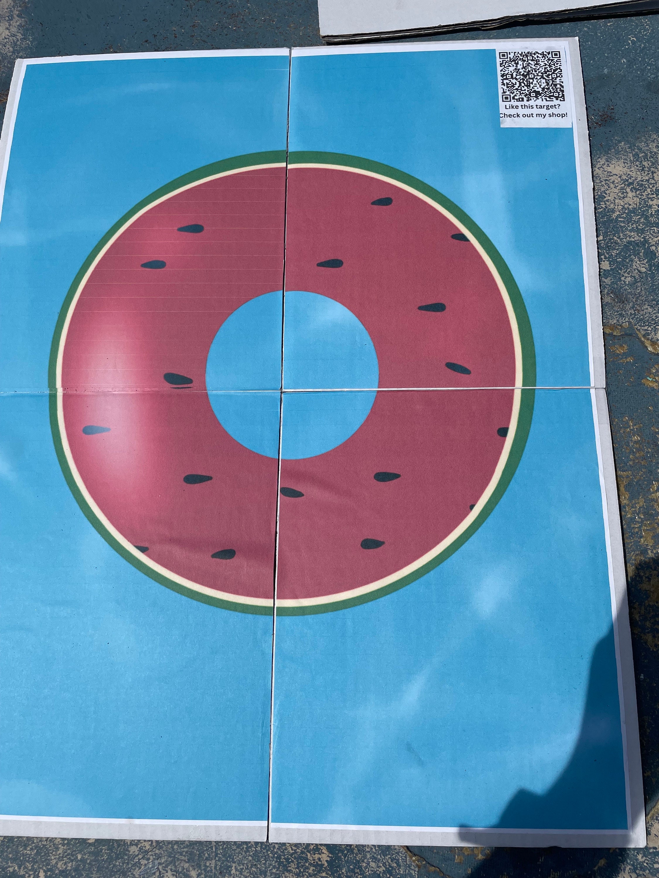 Watermelon Floatie Archery Target - Etsy