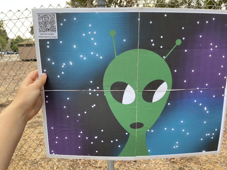Alien Archery Target - Etsy
