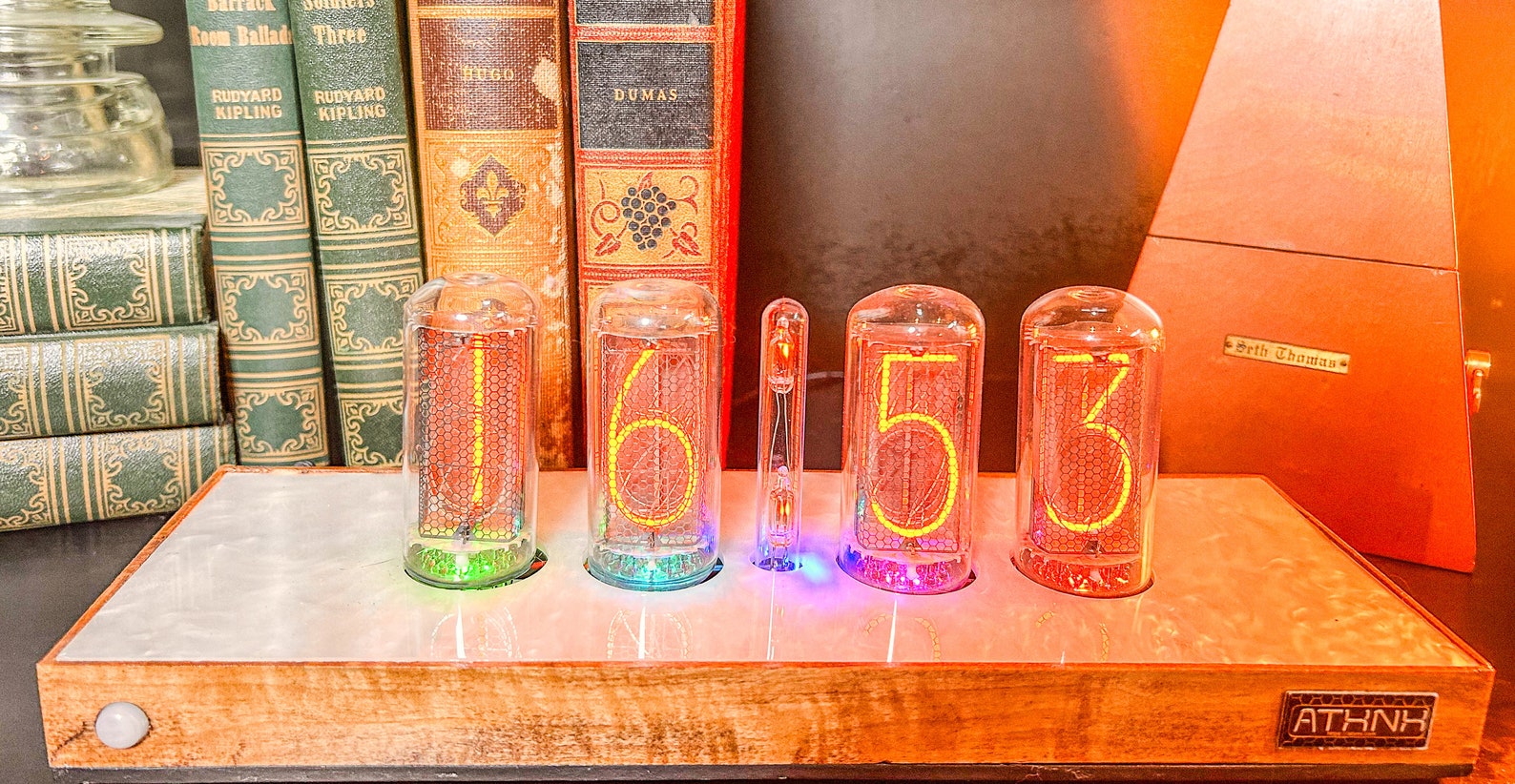 Series A-large: Nixie Clock-nixie Tube Clock-vintage Retro Table Clock ...