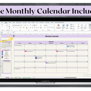 Digital Planner Excel - Etsy