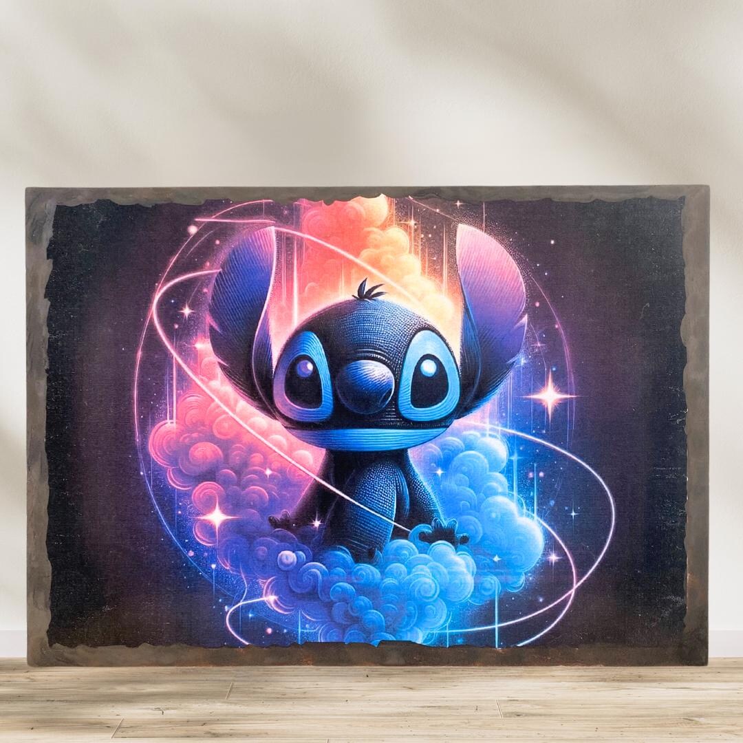 Tableau façon plaque émaillée Stitch - Etsy France