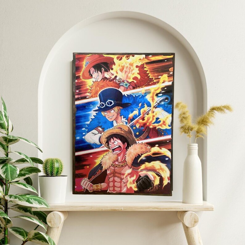 Tableau One Piece Façon Plaque émaillée - Etsy