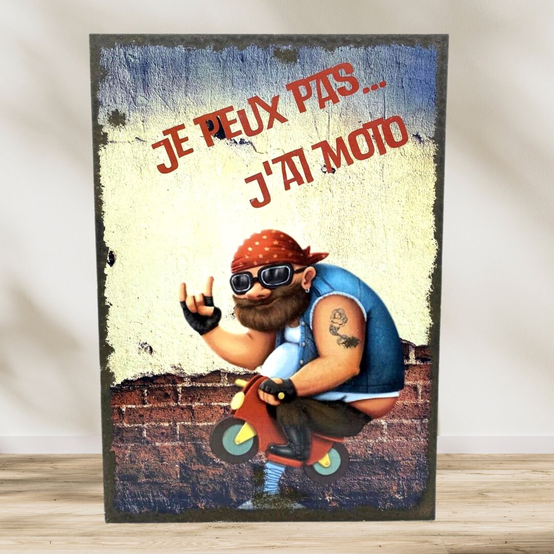 Tableau humour façon plaque émaillée - Etsy France