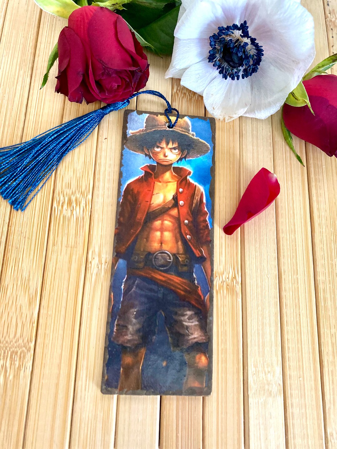 Luffy Wooden Bookmark - Etsy