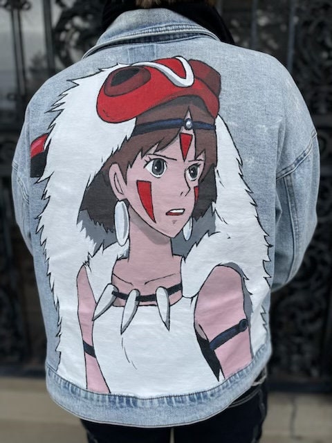 Custom Studio Ghibli Denim Jacket - Etsy