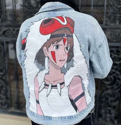 Custom Studio Ghibli Denim Jacket - Etsy