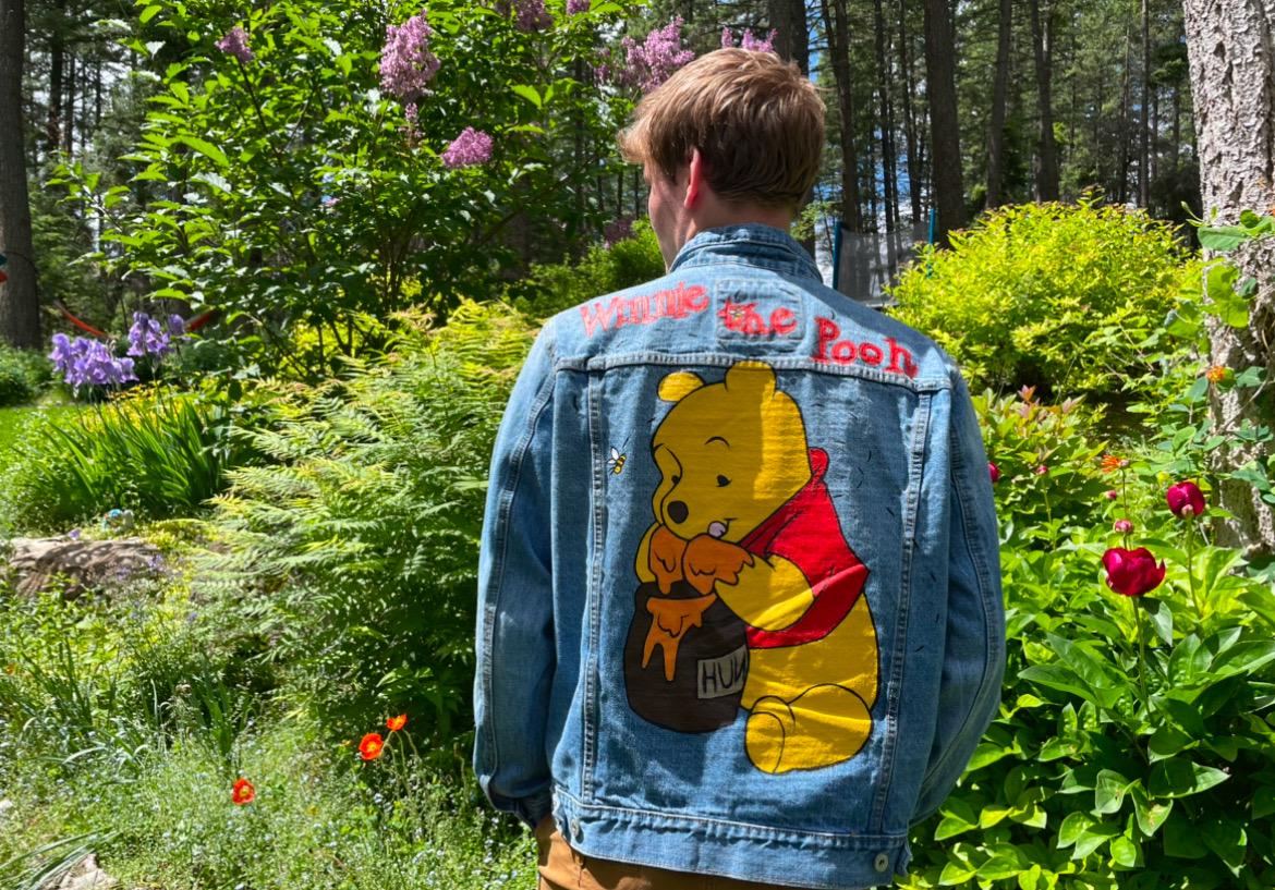 Winnie the Pooh Denim Jacket - Etsy