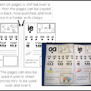 Phonics Notebook: Long Vowels, Vowel Teams, Diphthongs, Digraphs, R ...