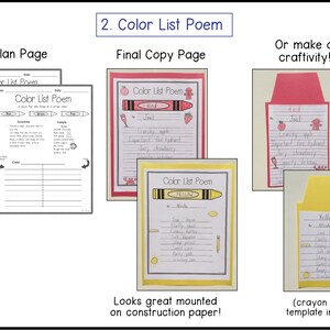 Poetry Writing: 3 Kinds of List Poems - Etsy