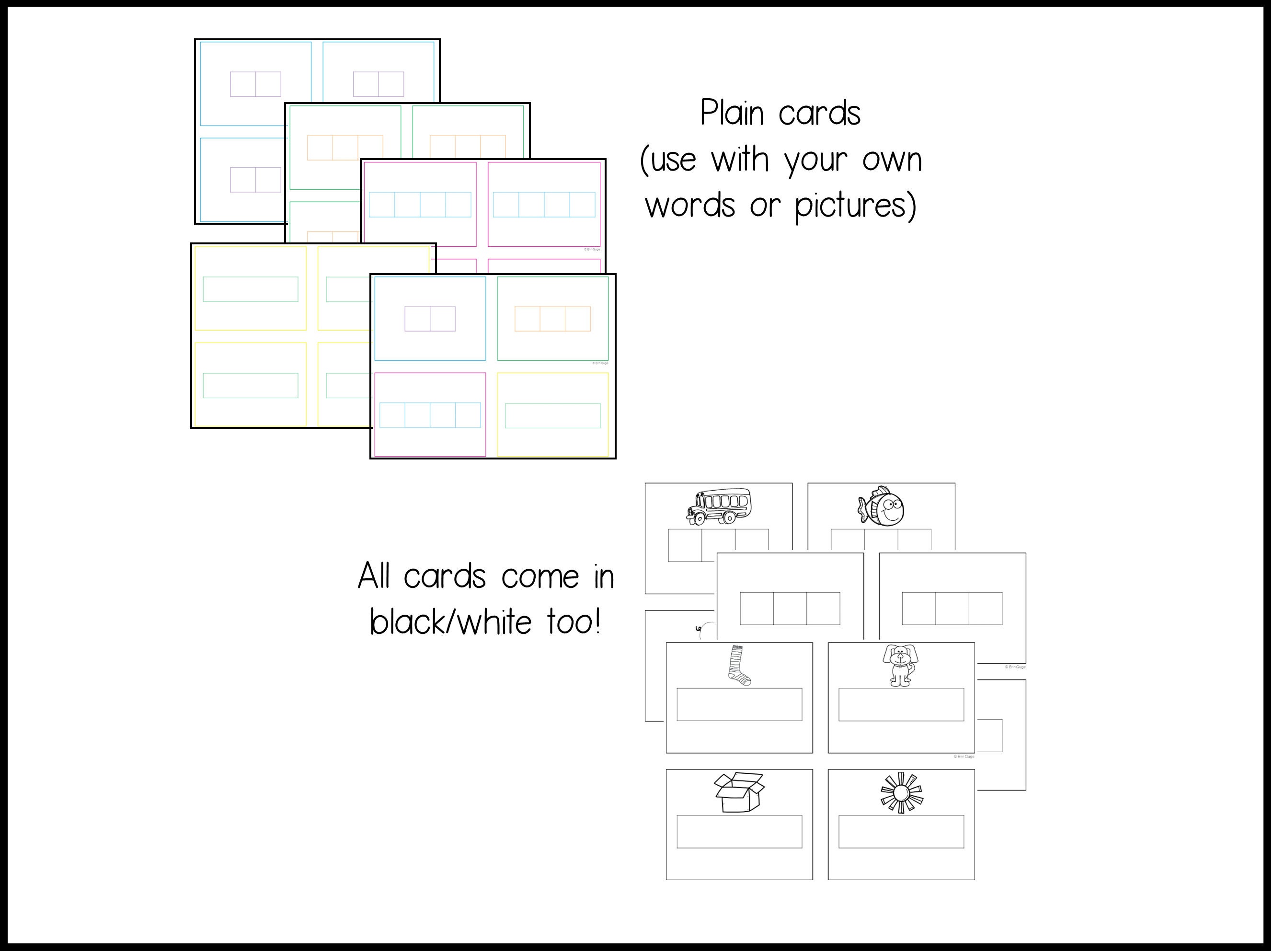 Phonemic Awareness: Elkonin Boxes for Segmenting Sounds - Etsy