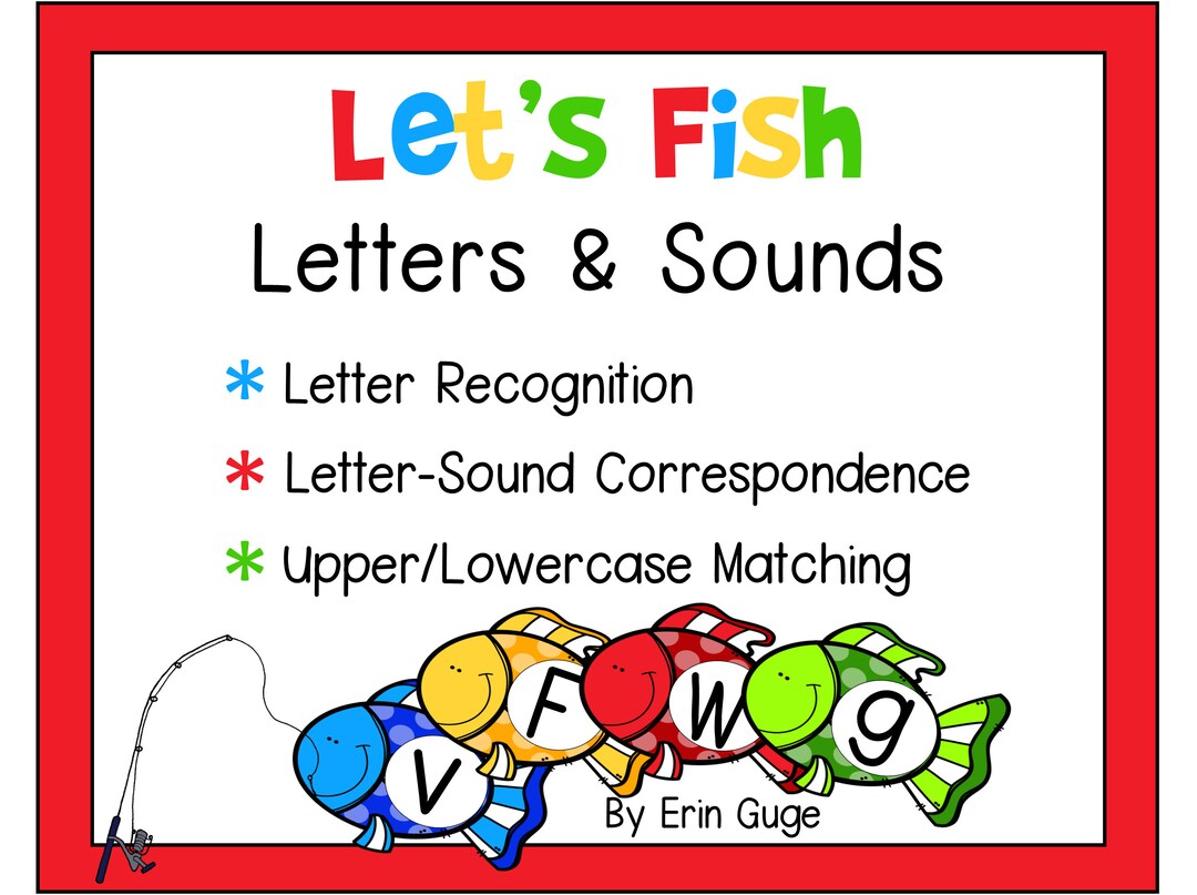 Letters & Sounds Activities: Letter Recognition, Letter-sound ...