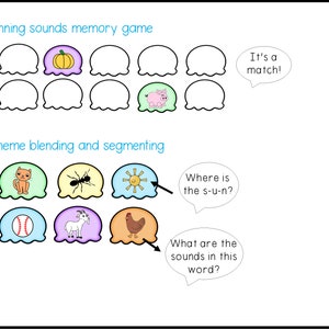 Phonemic Awareness Activities Bundle: Rhyming, Blending, Segmenting ...