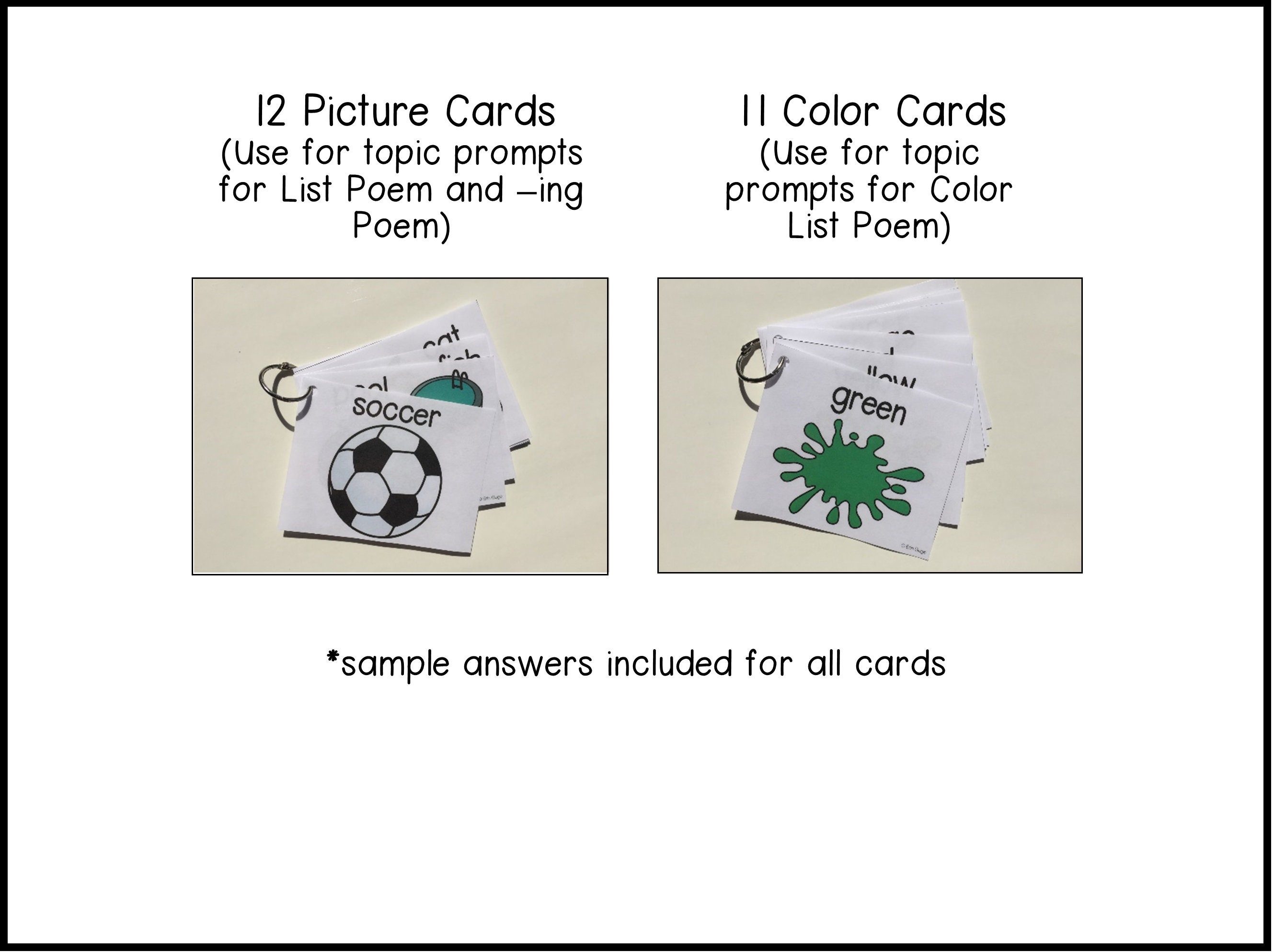 Sample Of A List Poem